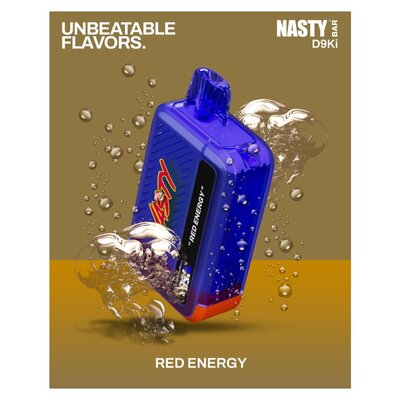 Nasty Red Energy 5.0% Rechargeable 9000 Puffs Disposable Vape | PnP