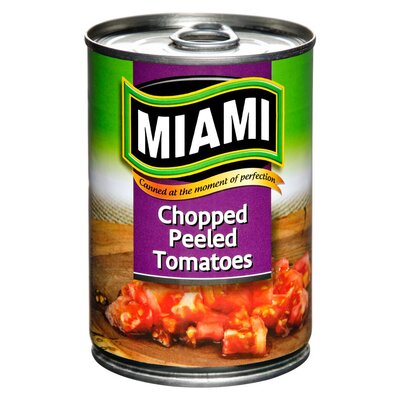 Miami Tomatoes Chopped & Peeled 410g x 12 | PnP