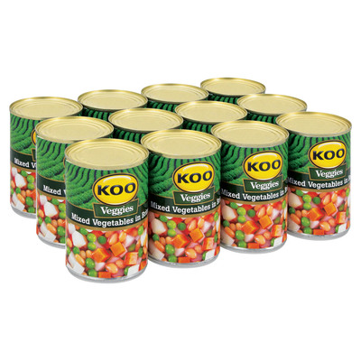 Koo Mixed Vegetables 410g x 12 | PnP
