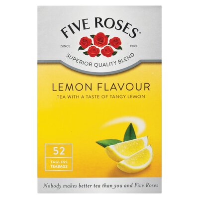 Five Roses Lemon Flavour Tea 50 Pack | PnP
