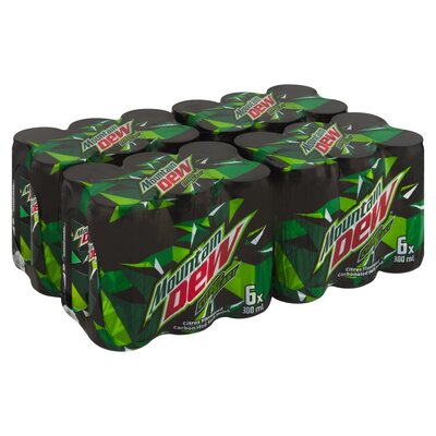 Mountain Dew Cold Drink Can 300ml x 24 | PnP