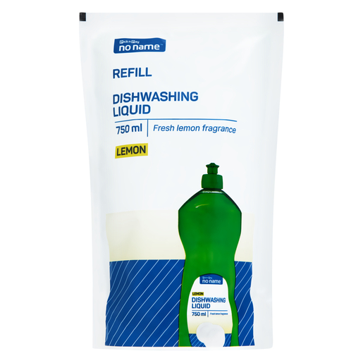 No Name Lemon Dishwashing Liquid Refill 750ml | PnP