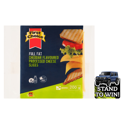 First Choice Processed Cheddar Cheese 200g | PnP