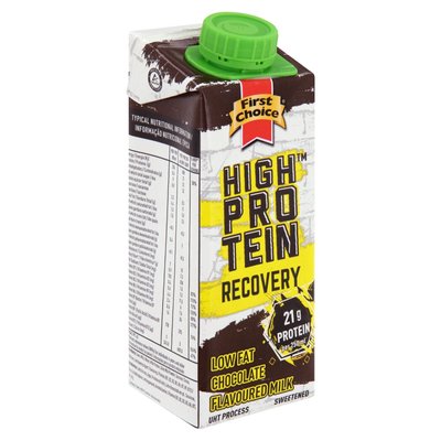 First Choice High Protein Recovery Chocolate Flavoured Milk 250ml ...