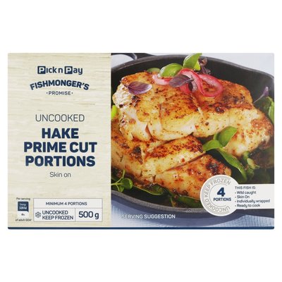 PnP Fishmonger's Hake Prime Cuts 500g | PnP