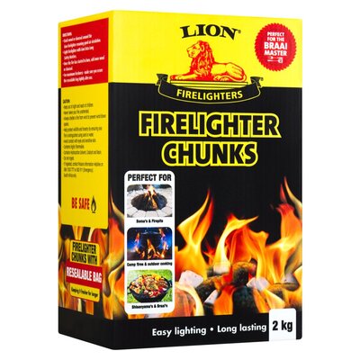 Lion Firelighter Chunks 2Kg | PnP