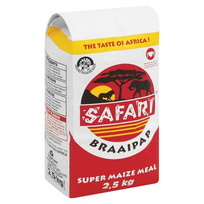 Safari Braaipap Super Maize Meal 2.5kg | PnP