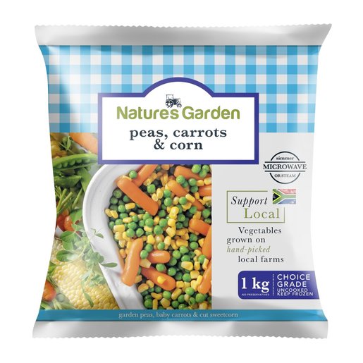 Natures Garden Peas Carrot & Corn 1kg | PnP