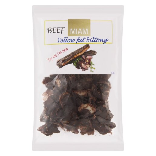 Miam Yellow Fat Beef Biltong 100g | PnP