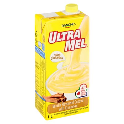 Danone Ultra Mel Vanilla Flavoured Custard with Cinnamon 1l | PnP