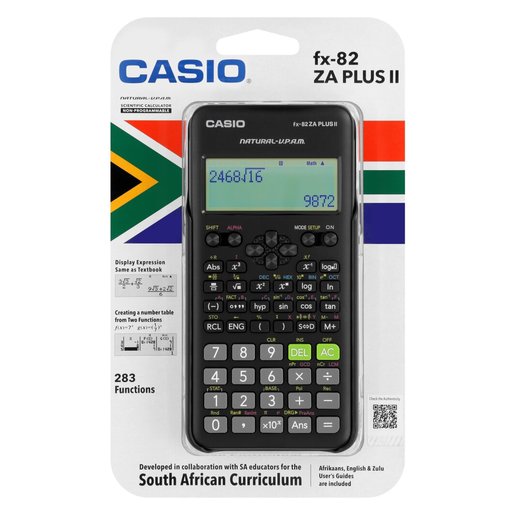 Casio Fx-82Za Plus Ii Black Scientific Calculator | Smart Price ...