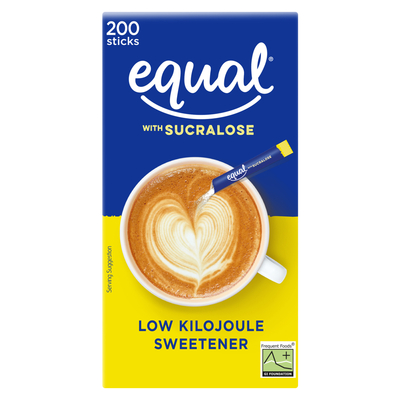 Equal Sucralose Powder Sticks 200 Pack | PnP