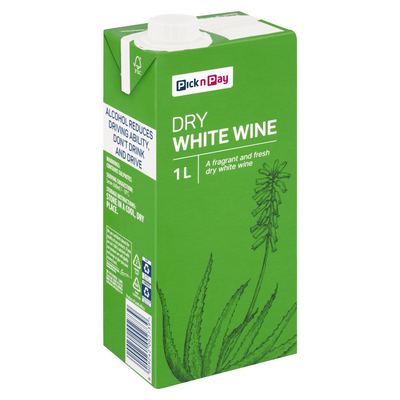 PnP Dry White Wine 1L | PnP