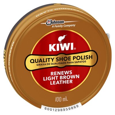 Kiwi Paste Shoe Polish Light Brown 100ml | PnP