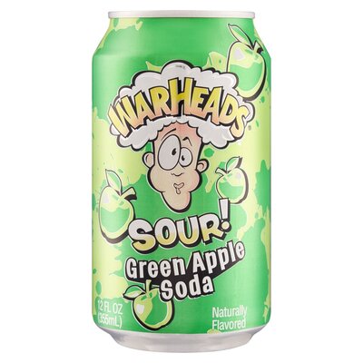 Warheads Sour Blue Raspberry Soda 355ml | PnP