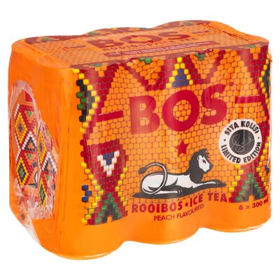 Bos Peach Rooibos Ice Tea 300ml x 6 | PnP