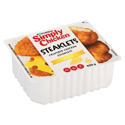 Rainbow Saucy Chicken Steaklets Cheese 400g | Smart Price Specials ...