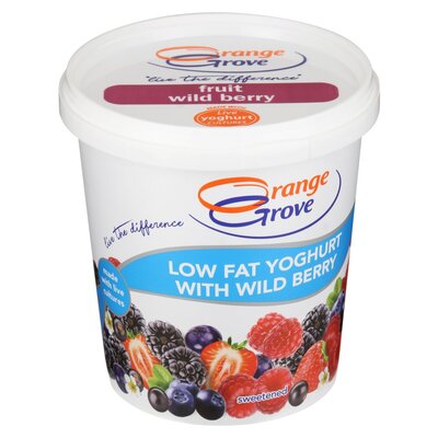 Orange Grove Low Fat Wildberry Yoghurt 1L | PnP