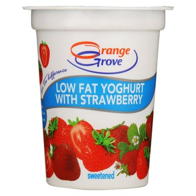 Orange Grove Low Fat Strawberry Yoghurt 175ml | PnP