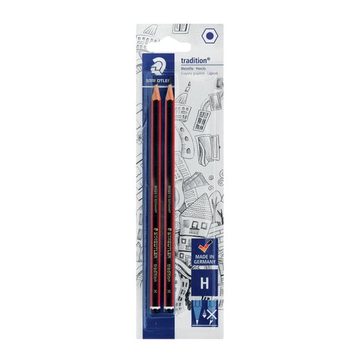 Staedtler Traditional H Pencils 2 Pack | PnP