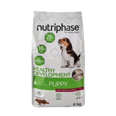 Nutriphase Beef & Rice Puppy Dog Food 6kg | PnP
