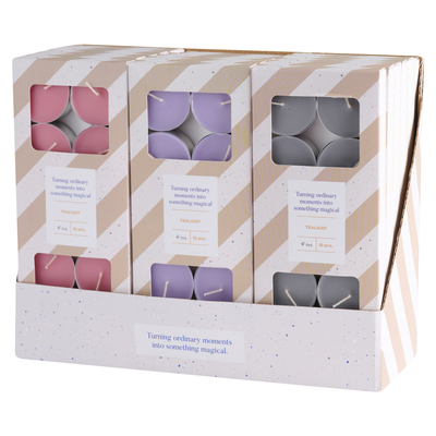 Day Assorted Coloured Tealight Candles 10 Pack | Smart Price Specials ...