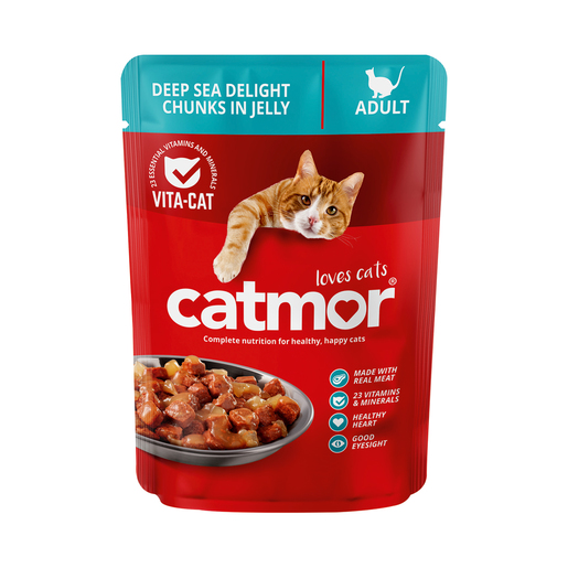 Catmor Deep Sea Delights Chunks In Jelly 85g | PnP