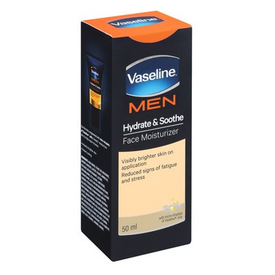 Vaseline for Men Face Moisturiser Hydrate & Smooth 50ml | PnP