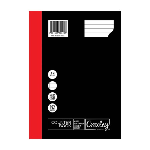 Croxley A4 192 Page Counter Book | PnP