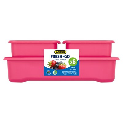 Addis Assorted Fresh & Go Food Storage 6 Piece Set | Smart Price ...