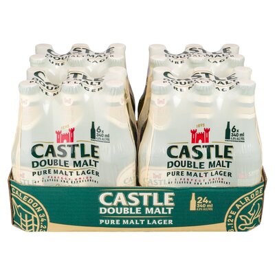 Castle Double Malt Beer NRB 24 x 340ml | PnP