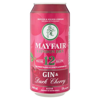 Mayfair Gin & Dark Cherry 440ml | PnP