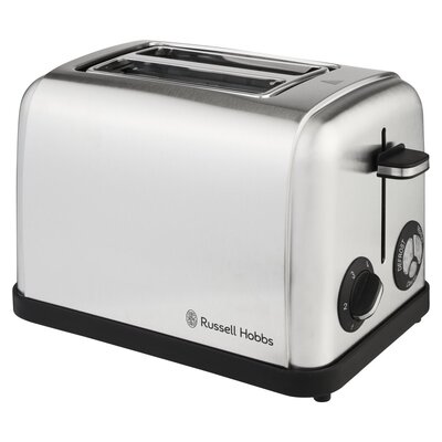 Russell Hobbs Classic 2-Slice Stainless Steel in a Matt Fnish Toaster | PnP