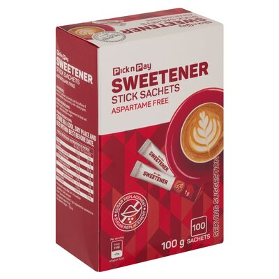 PnP Sweetener Sachets 100 Pack | PnP