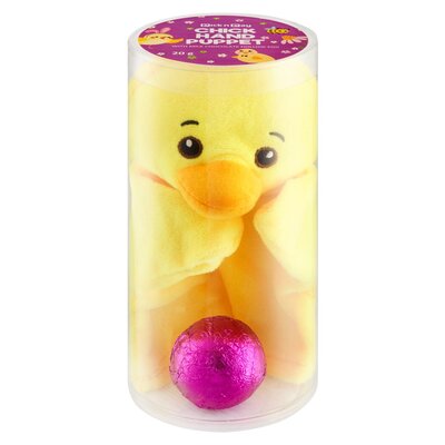 PnP Chick Hand Puppet with Milk Chocolate Hollow Egg 20g | PnP