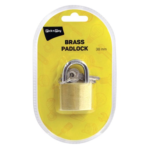 PnP Padlock Brass 38mm | PnP
