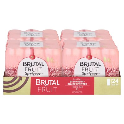 Brutal Fruit Strawberry Rouge Can 24 x 500ml | PnP