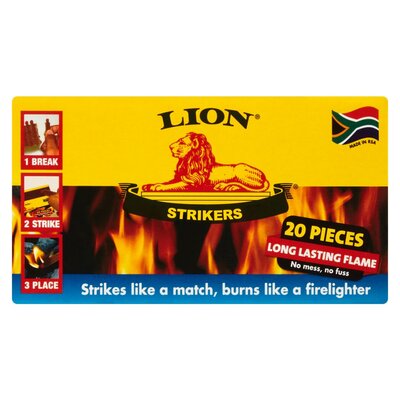 Lion Strikers Firelighters 20 Pack | PnP