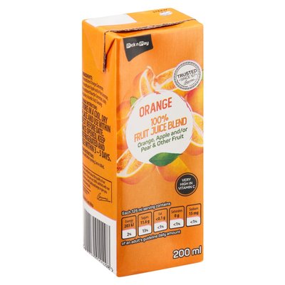 PnP Long Life Orange Juice 200ml | Smart Price Specials | PnP Home