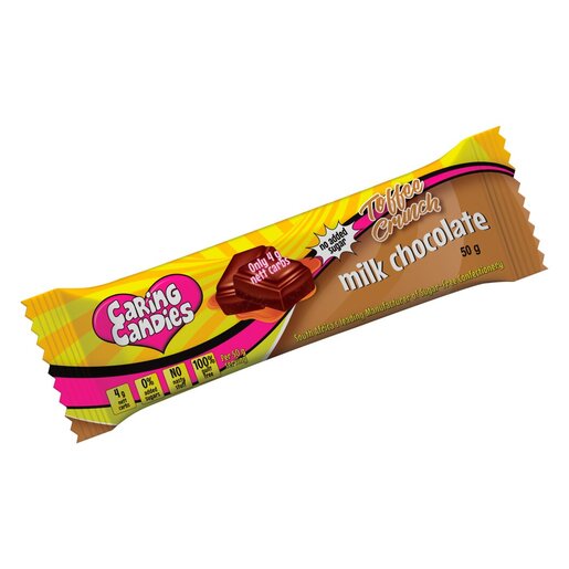 Caring Candies Sugar Free Milk Chocolate With Toffee Crunch 50g | PnP