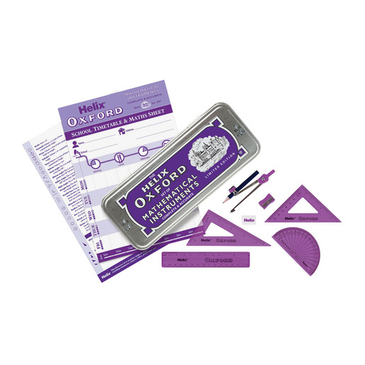 Helix Oxford Purple Math Set 10 Piece | PnP