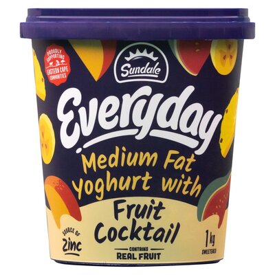 Sundale Low Fat Fruit Cocktail Yoghurt 1kg | PnP