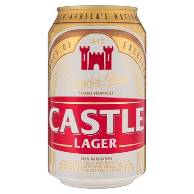Castle Lager Beer Can 330ml | PnP