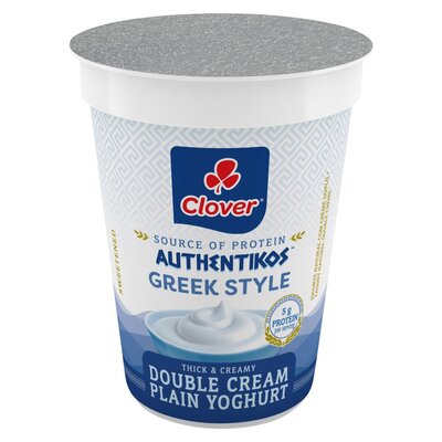 Clover Authentikos Greek Style Plain Double Cream Yoghurt 150g | PnP