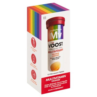Voost Multivitamin Orange Fizzy 10 Effervescent Tablets | PnP