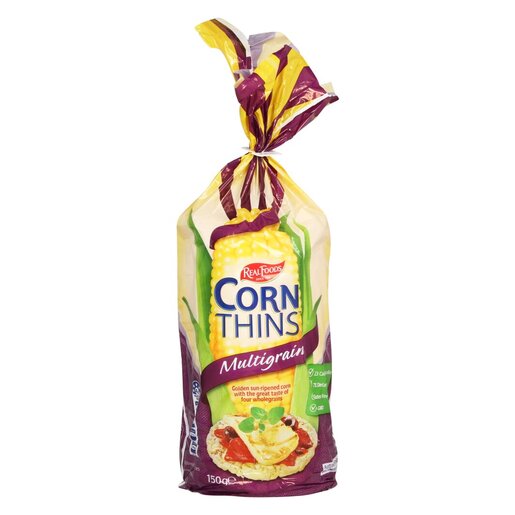 Real Foods Multigrain Corn Thins 150g | PnP