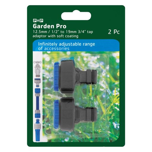 Garden Pro Tap Adapter 12.5mm & 19mm 2 Pack | PnP