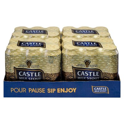 Castle Milk Stout Beer Can 24 x 500ml | PnP
