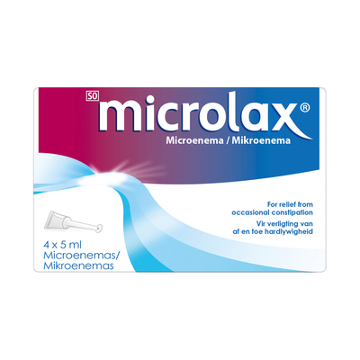Microlax Microenema 5ml 4's | PnP