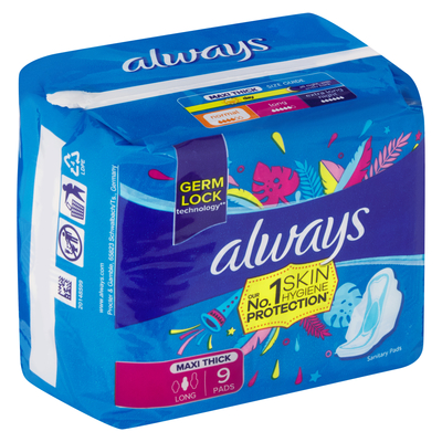 Always Maxi Super Plus 9 Pack | PnP